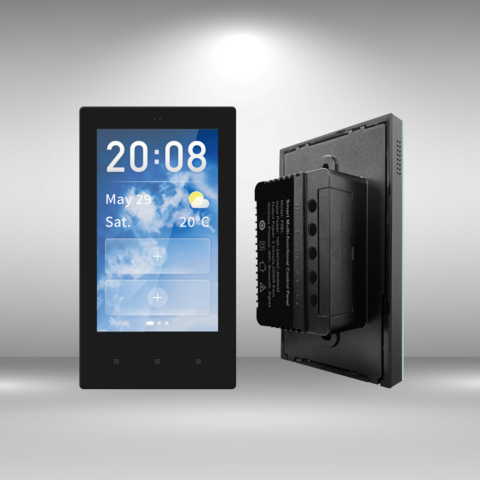 Tuya Zigbee 4 Inch Us 3 Gang Smart Home Control Panel With Wifi Tuya ...