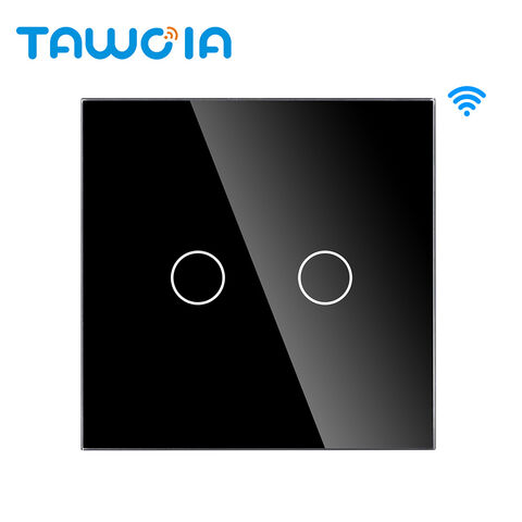 Tuya Smart 2 Gang Switch Wifi Wireless Remote Control Light Touch ...