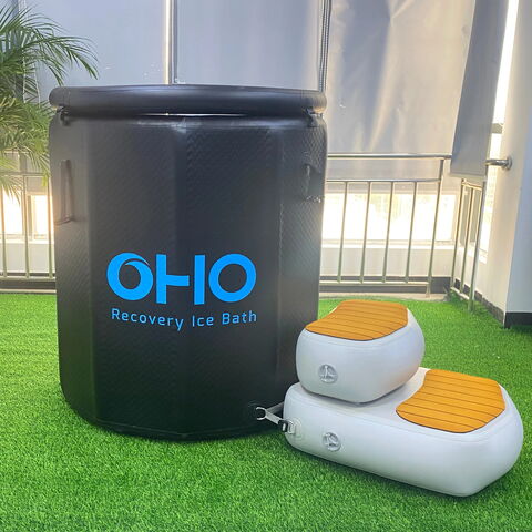 Oho Portable Dwf Inflatable Ice Barrel Cold Plunge Tub For Ice Bath ...