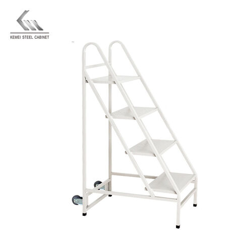 Multi-functional Practical 4 Step Platform Book Ladder Design For ...
