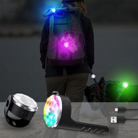 Night Walking Waterproof Rechargeable Warning Safety Light Up Clip On ...
