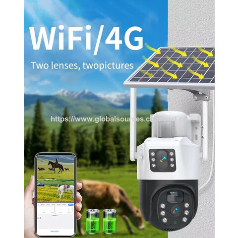6mp Outdoor Wireless Dual Lens Network Ptz Camera Cctv 6mp Auto Tracking Supervisory Wifi Dual ...