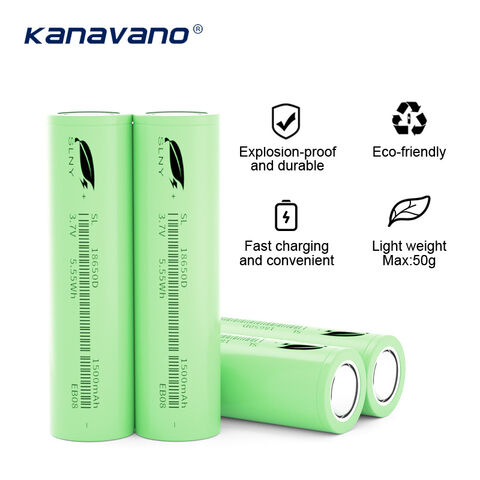 Original Grade A 1500mah 18650 Battery Cell 3.7v 1500mah Rechargeable ...