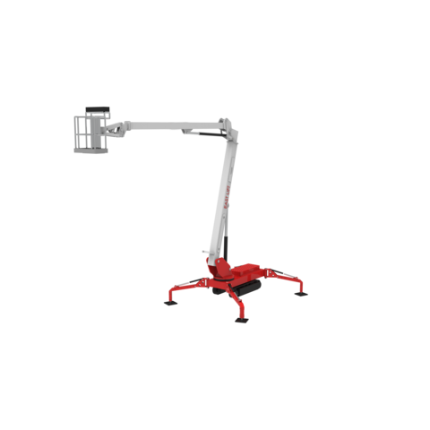 East Lift 23m Electric Diesel Self Propelled Crawler Track Spider Lifts ...