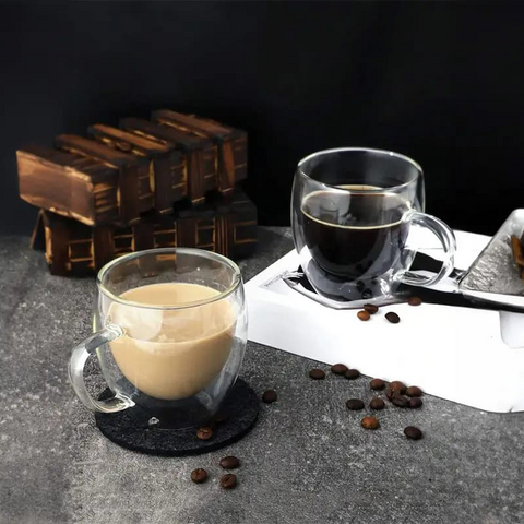 Wholesale High Borosilicate Small Double-wall Thermal Glass Mugs For ...