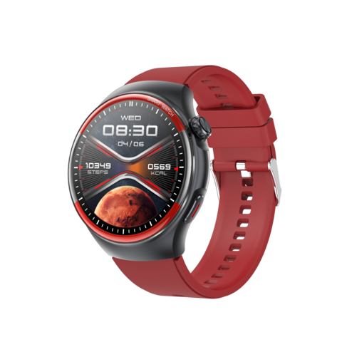 2024 Unisex Smart Watch With Apps Round Shape Heart Rate Monitor Smart ...