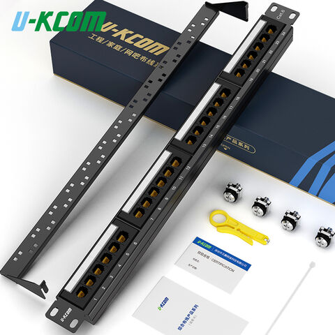 Aipeng High Quality Cat6 Patch Panel 24 Port Network Utp Cat6 1u 19 ...