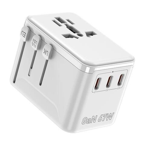 A02 Universal Plug Travel Adapter Super Fast Charging Multifunctional ...