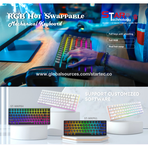 Buy China Wholesale New Trending Rgb Hot Swap Mechanical Keyboard Usb ...