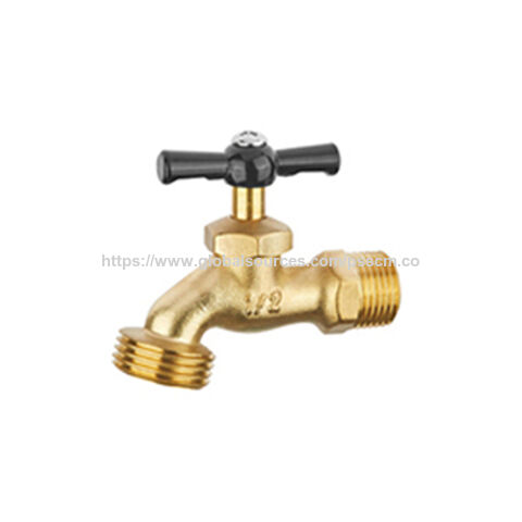 South American Popular 1/2 Inch Npt Thread Brass Garden Water Tap ...
