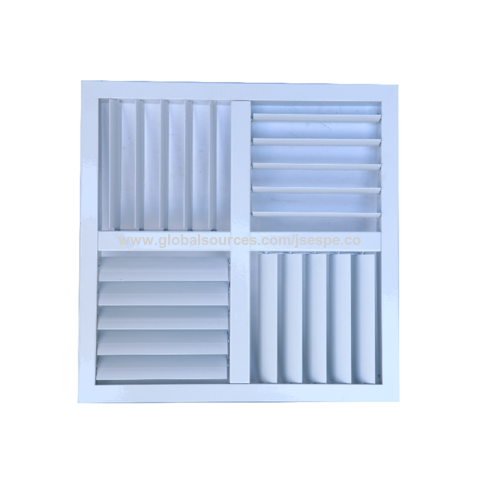 Hvac Ventilation High Quality Factory Price Multi-directional 4 Way Swirl Diffuser - China ...
