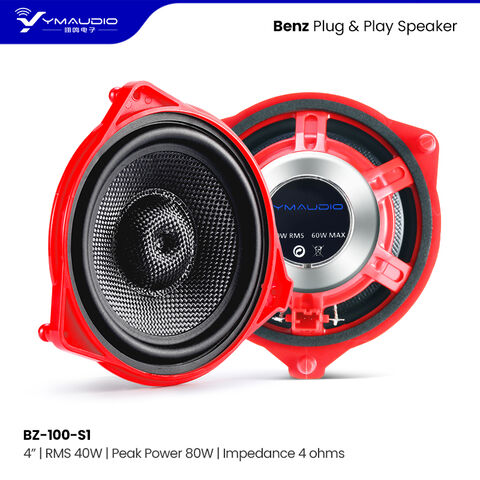 4 Inch Surround Woofer 40 W 4 Ohm Car Audio Plug & Play System Speaker ...