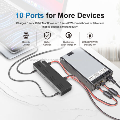 Usbc Power Hub 10 For Chromebooks, Ipads And Tablets, A Compact ...