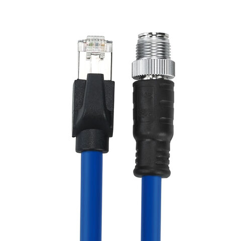 Factory Price Of Cat5e M12 4 Pin M12 Connector Code Industrial Sftp ...