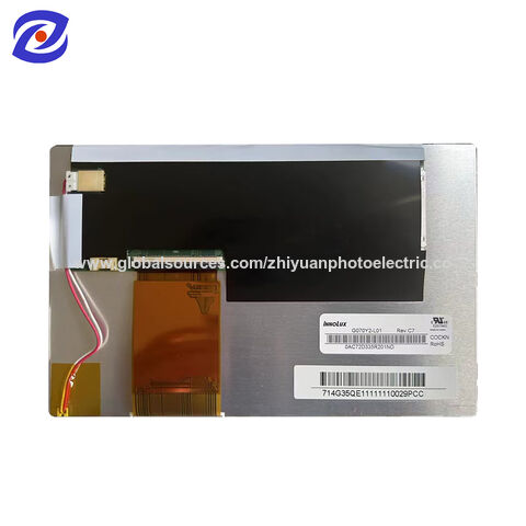 Lvds 800*480 Resolution 7 Inch Wide Temperature Industrial Lcd Module ...