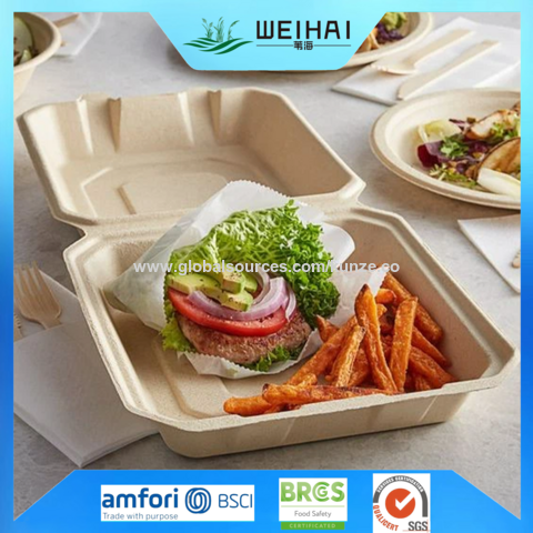 Factory Direct High Quality China Wholesale Hamburger Box Disposable ...