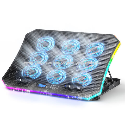 Factory Rgb Light Fans Height Adjustable Notebook Riser Stand Usb ...