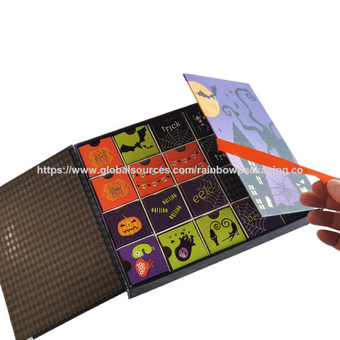 Custom Double-door Mystery Box Recycled Materials Square Cosmetic Blind ...