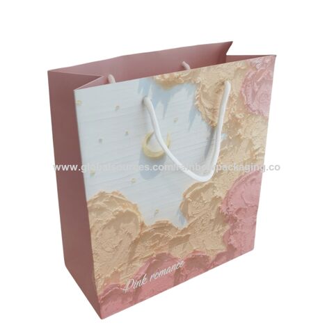 Cream Wind Oil Painting Stick Three-dimensional Oil Painting Gift Bag ...