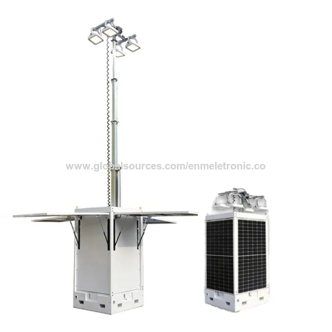 7m Mobile Solar Tower Lights Led Portable Light Tower For Outdoor $7850 ...