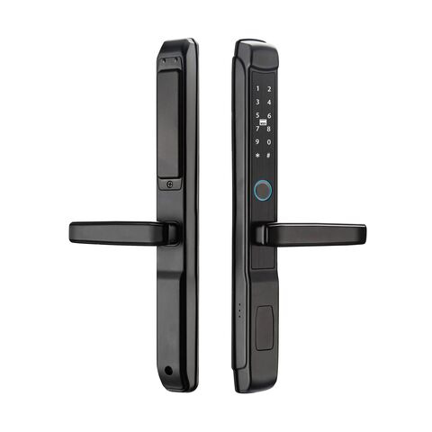 Uielock D8 Smart Glass Aluminium Frame Sliding Door Locks With ...