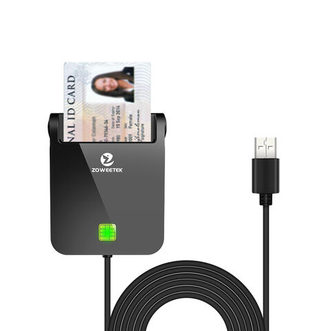 Zoweetek 12026-8 Usb/type-c Smart Chip Card Reader Iso 7816 Emv Reader ...