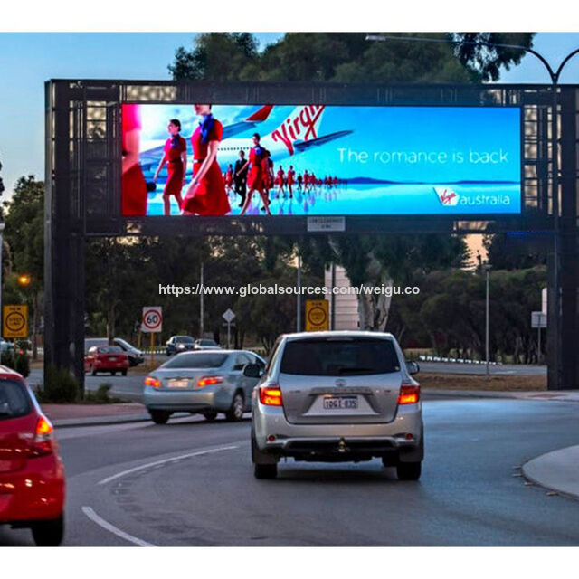 P6 Led Billboard Outdoor Advertising Screen Digital Commercial Screen ...
