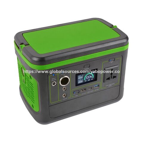 Yabo Lithium Mppt Solar Panel Input 1000w Home Portable Solar Generator Power Bank Power Station ...