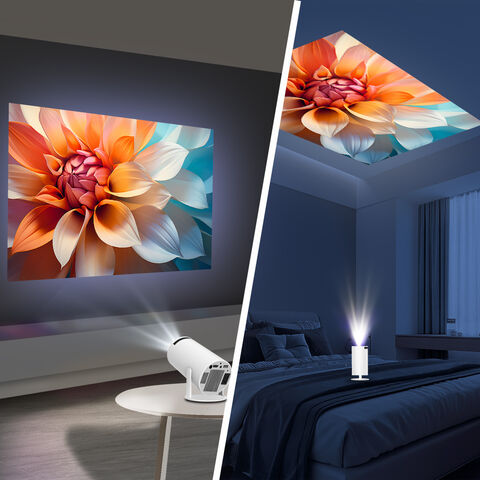 Pro Screen Mirroring System Projector Portable Projetor Flexible Bt5.0 ...