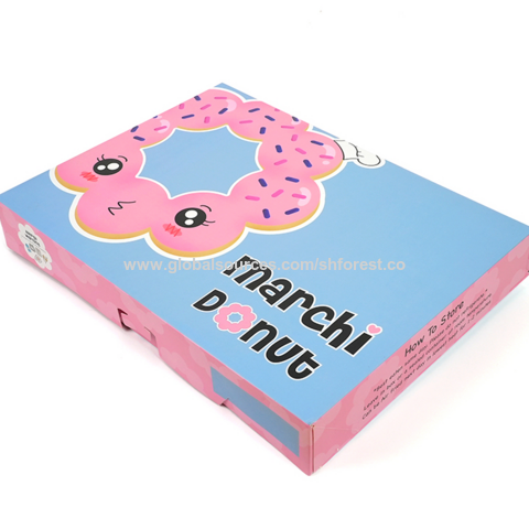24n Waterproof Ivory Board Paper Box With Custom Printing For Donut ...