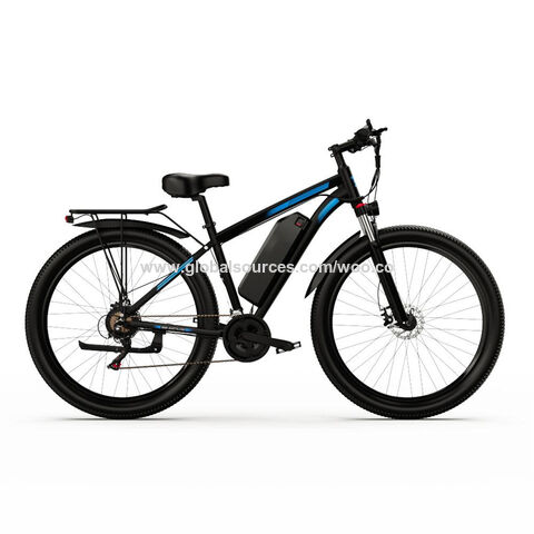 Dual Battery 29 Inch Electric Cruiser Electric City Bike With Rear Sea ...