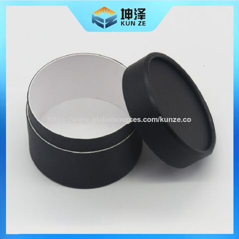 Flat Packing Gift Packaging Box Black Brown Round Gift Packaging Box ...