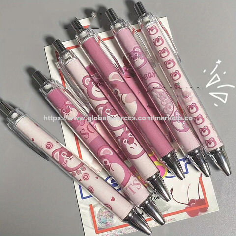 Creative Custom Color Cartoon Art Pattern White Transparent Tube Insert ...