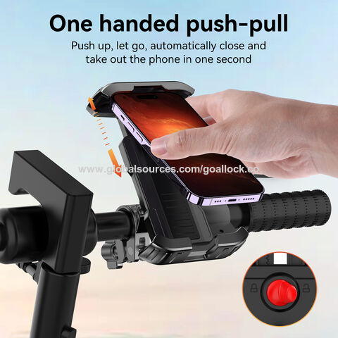 Odm Structure Linkage Smooth Cell Phone Holder For Motorcycle Handlebar ...