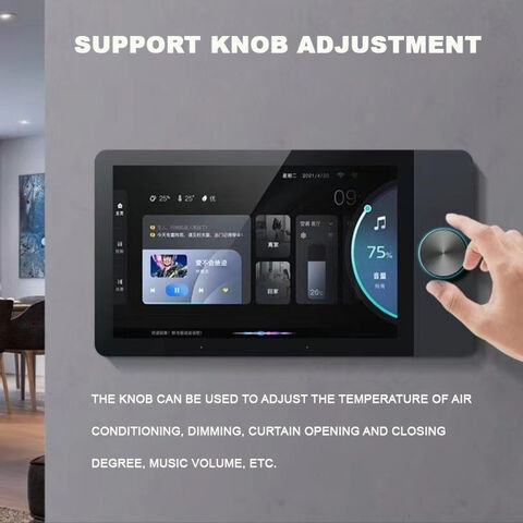 Custom Tuya 8 Inch Voice Intelligent Switch Control Panel Smart Home ...