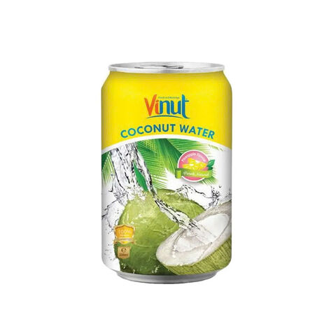 Free Sample 330ml Vinut Coconut Water With Pineapple White Label ...