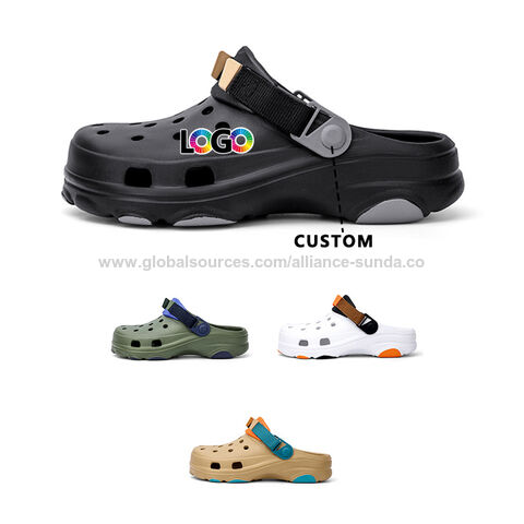 Custom Unisex Shoes Men Adult Classic Sandals Outdoor Slippers Clogs ...