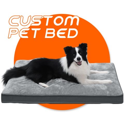 Large Memory Foam Dog Bed Waterproof Orthopedic Dog Bed With Removable ...