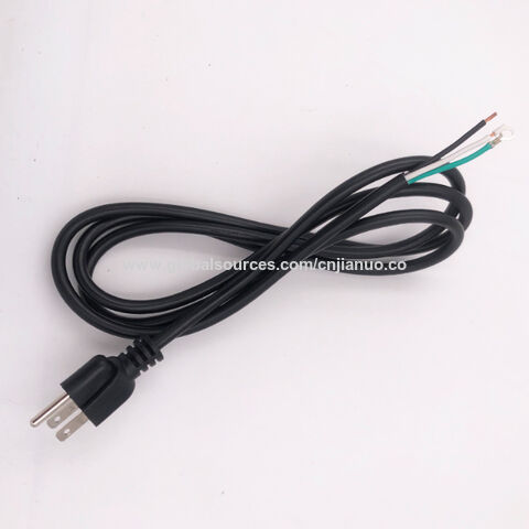3-prong Nema 5-15p Sjt 16awg Us Mains Power Cord Female End With Ring ...