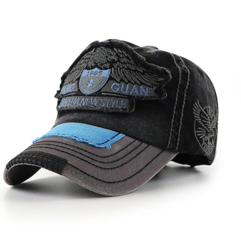 For Sale Free Size Retro Perforated Men's Baseball Cap With Custom ...