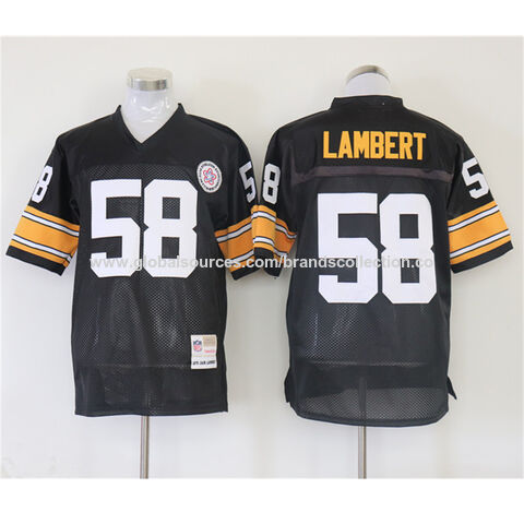 Retro Edition Nfl Rugby Jersey Top Quality Mesh Fabric American ...