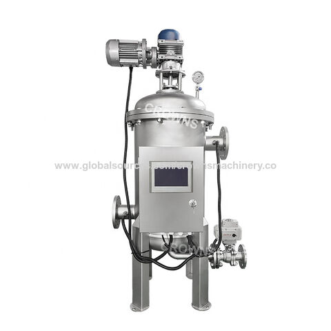 1000t/h Industrial Water Filter Automatic Backwash Brush Type Self ...