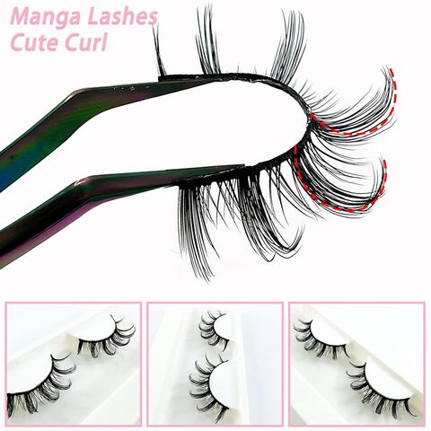 False Eyelashes, Comic Eyelashes, Artificial Eyelashes, 15mm, Role ...