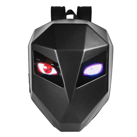 High Quality Led Display Hard Shell Backpack Black Men's Shoulder Bag ...