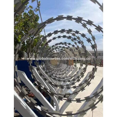 High Quality Barbed Wire Mesh Galvanized Barbed Wire Tape Razor Blade ...