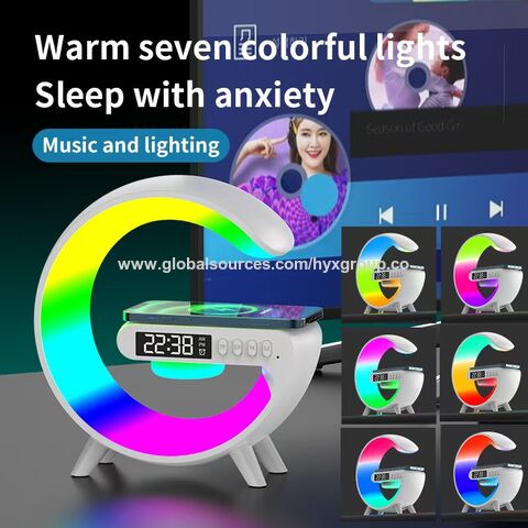 New Wireless Fast Charger With Blue Tooth Speaker Smart Alarm Clocks ...