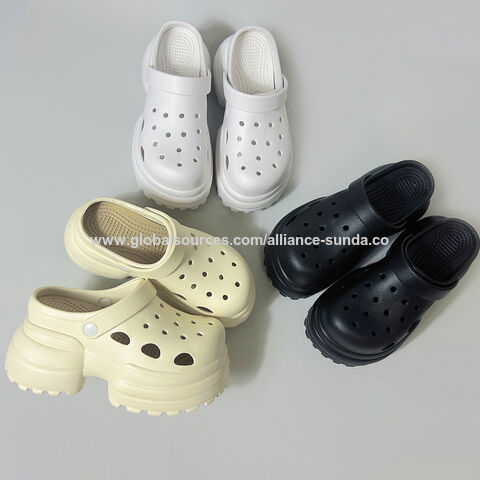 Women's New Design Summer Beach Slippers Multi Color Eva Clogs With ...