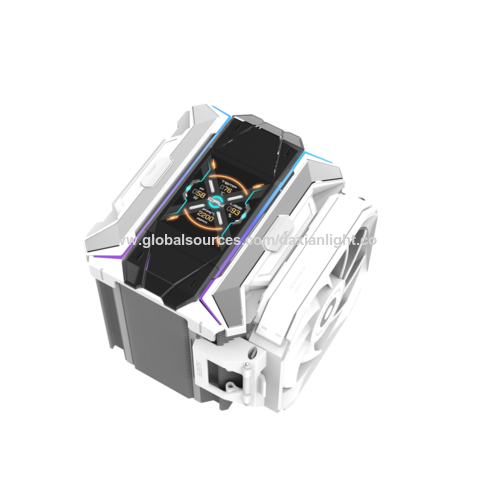 Alseye Cpu Air Cooler I600 Pro With Temperature Display Screen Aluminum ...