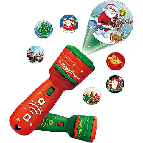 Christmas Projection Light Toy Children's Halloween Flashlight ...