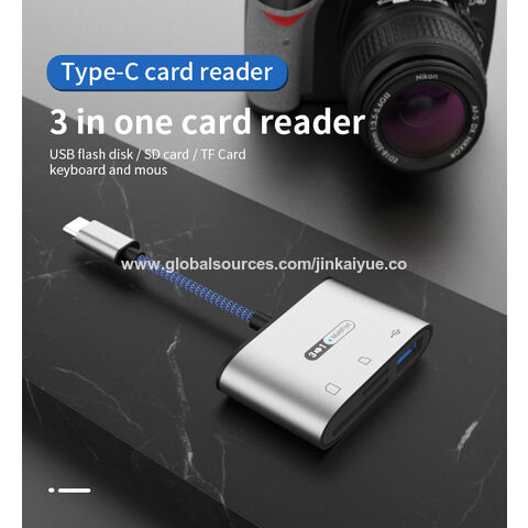 Oem Odm Type-c Card Reader Usb3.0 Sd Card Tf Card 3 In 1 ...